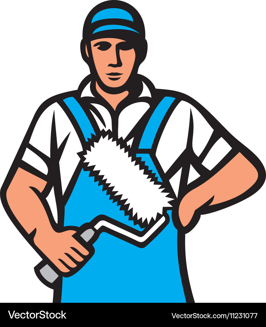 Painter icon Royalty Free Vector Image - VectorStock