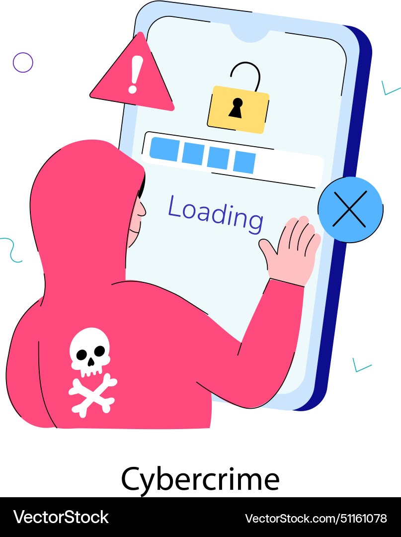Cybercrime Royalty Free Vector Image - VectorStock