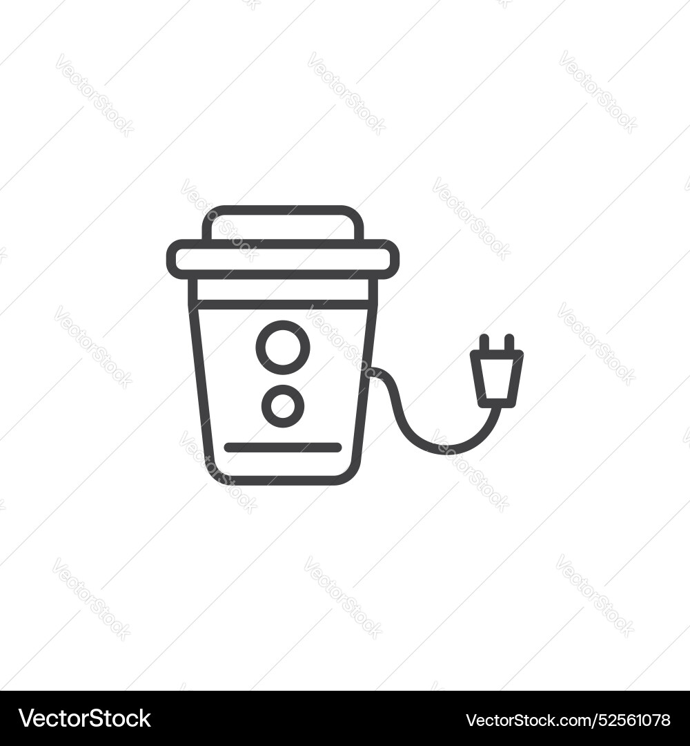 Garbage disposal icon set on white background Vector Image