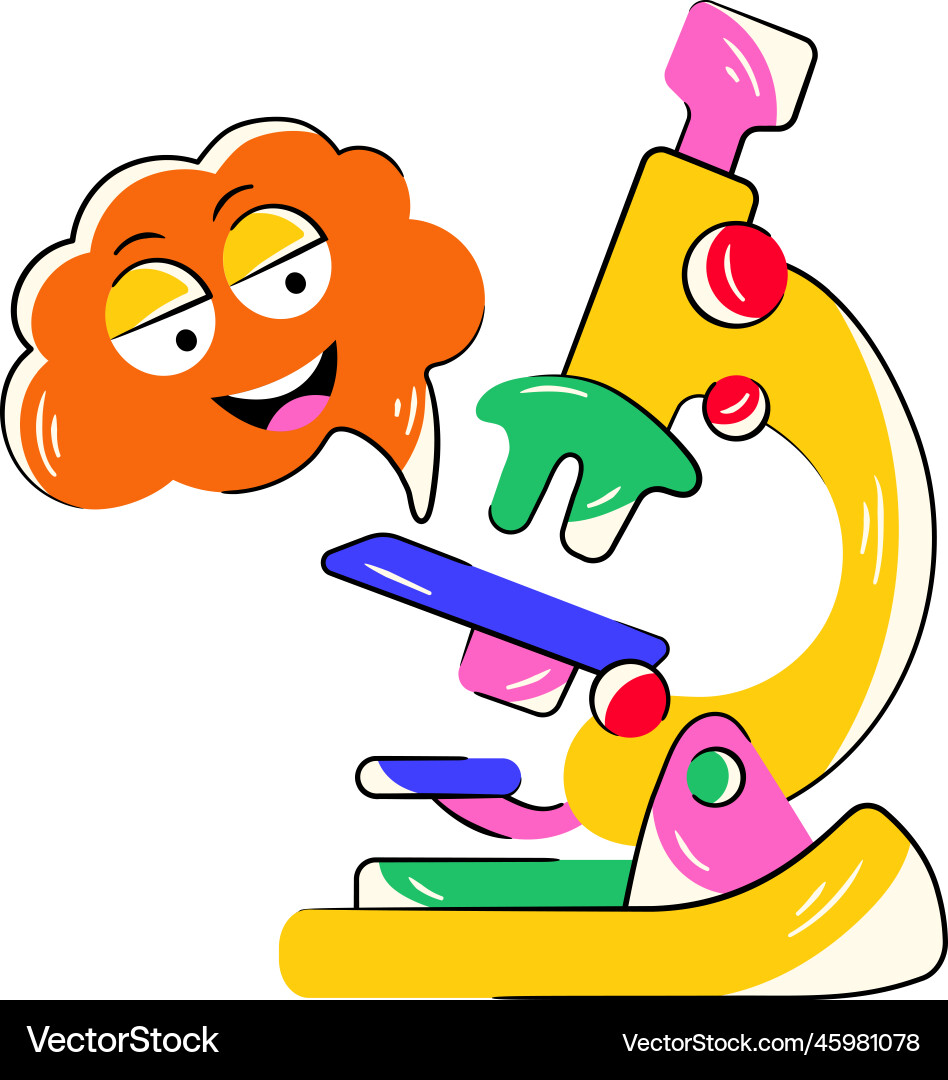 Microscope Royalty Free Vector Image - VectorStock