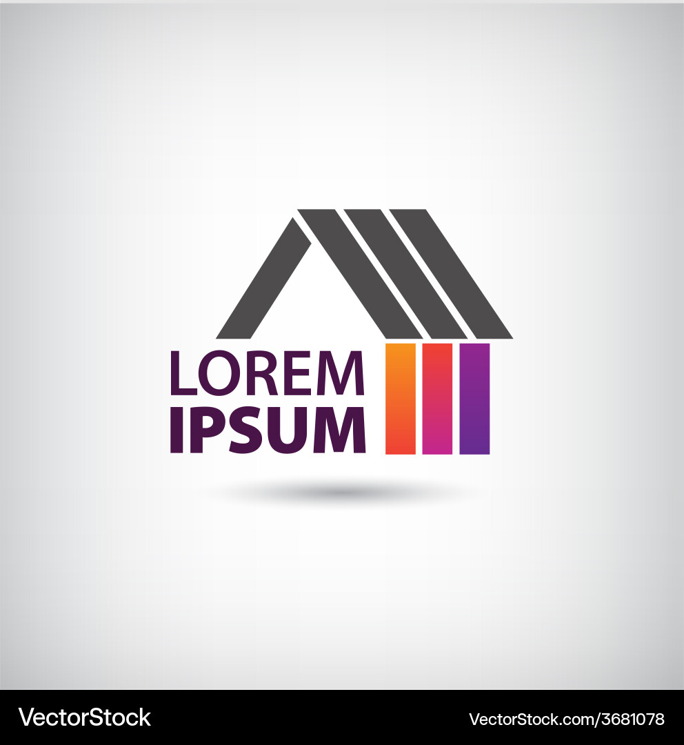 Modern House Logo Royalty Free Vector Image - VectorStock