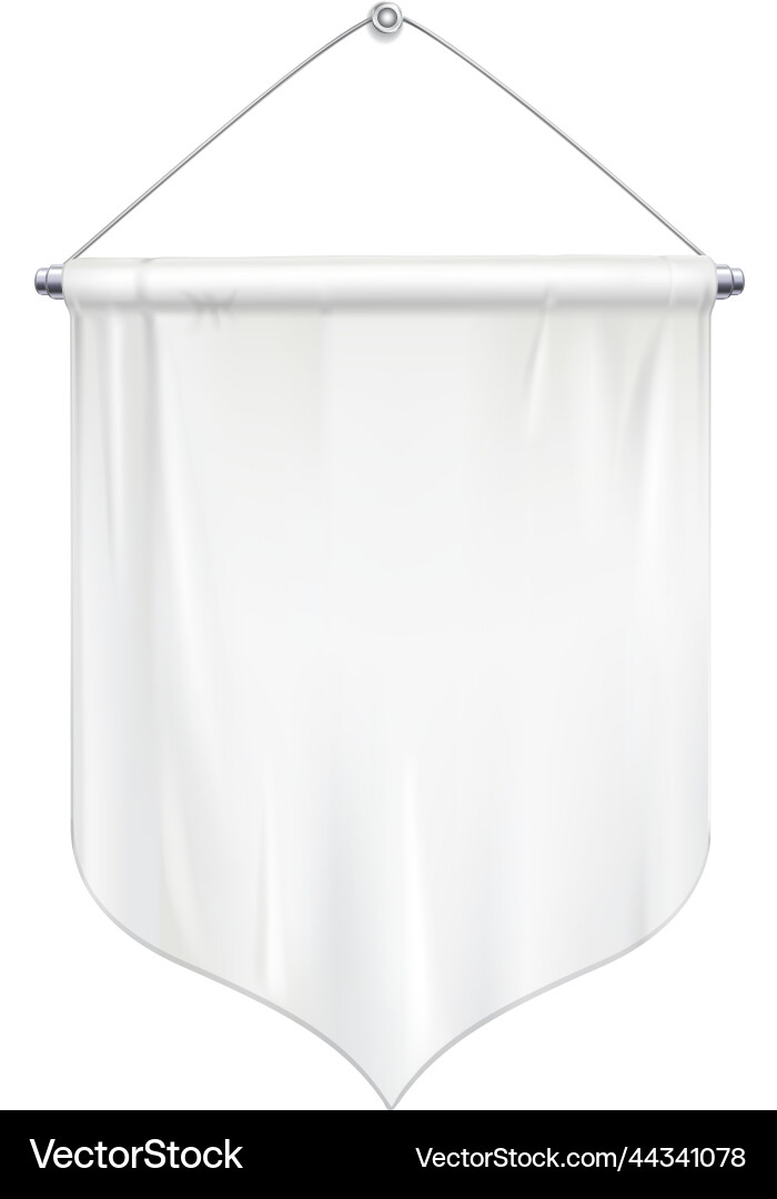 Pennant realistic Royalty Free Vector Image - VectorStock