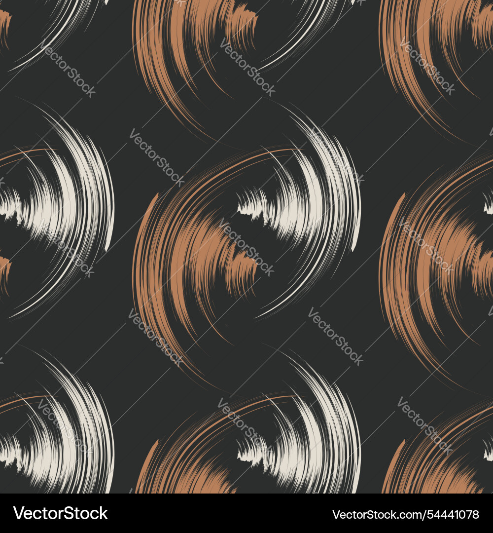 Seamless brush geometric pattern design color Vector Image