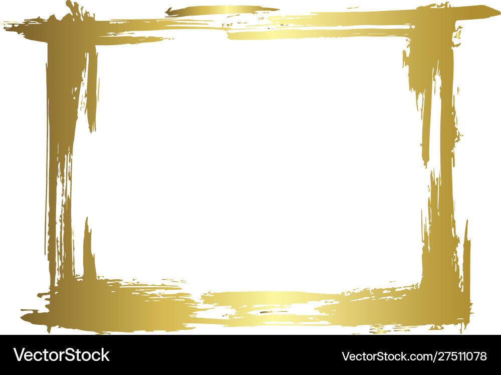 Set dry brush frames hand drawn Royalty Free Vector Image