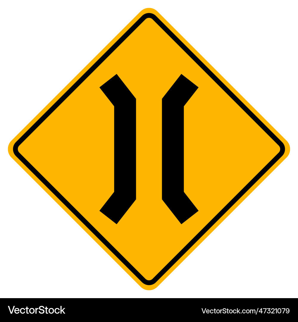 Narrow Bridge Sign Vector Images (over 180)