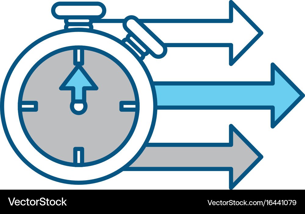 Sport chronometer timer Royalty Free Vector Image