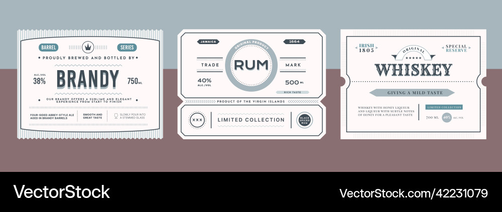 Vintage Sticker - Retro Stamp Royalty Free Vector Image