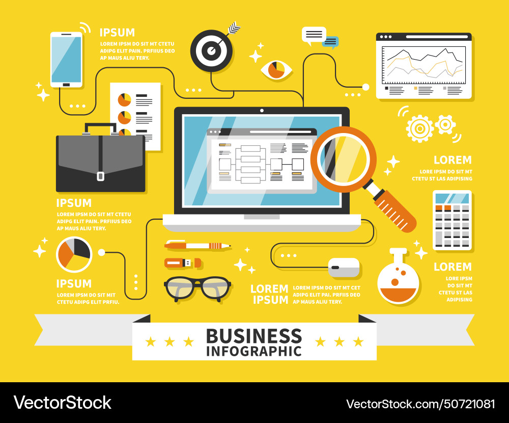 Business concept design Royalty Free Vector Image