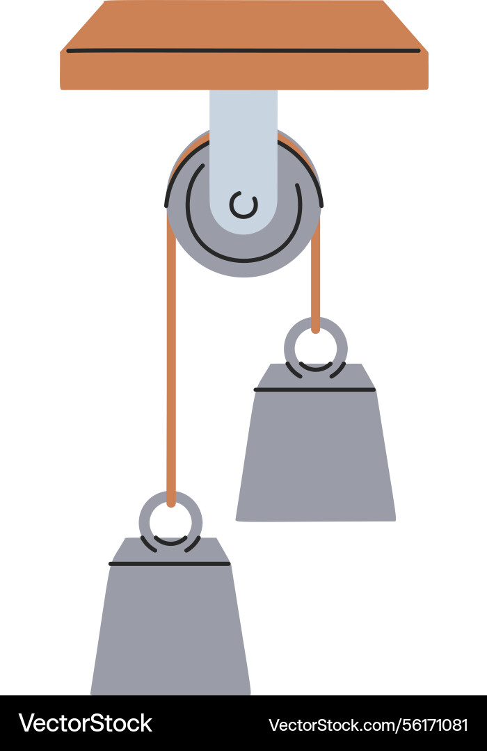 Hand-drawn physics laboratory demonstration Vector Image