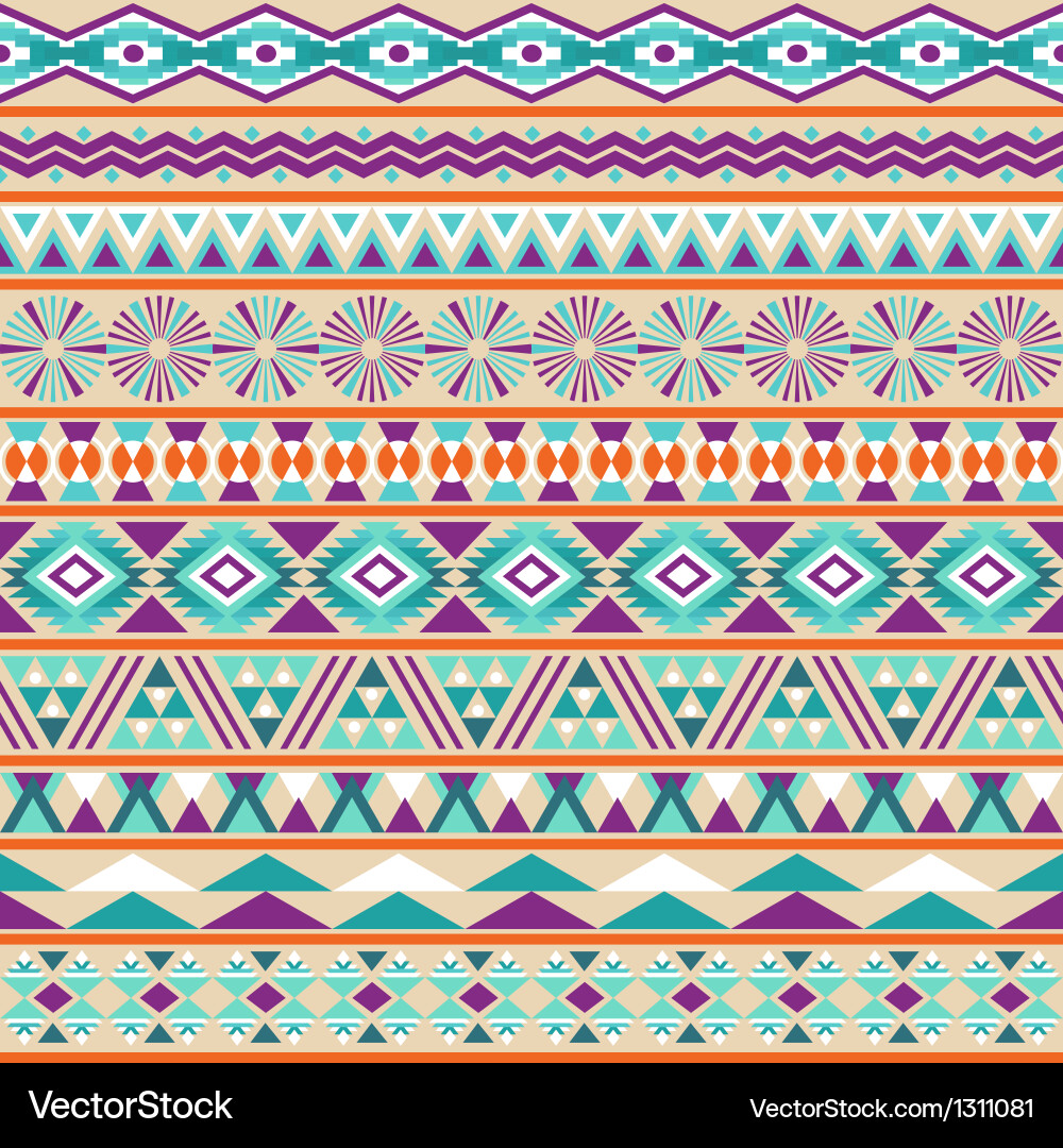 Tribal Striped Pattern Royalty Free Vector Image