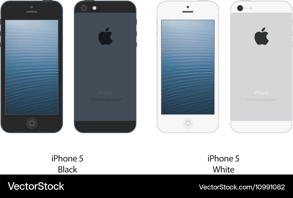 Vector De Silueta De Iphone 5