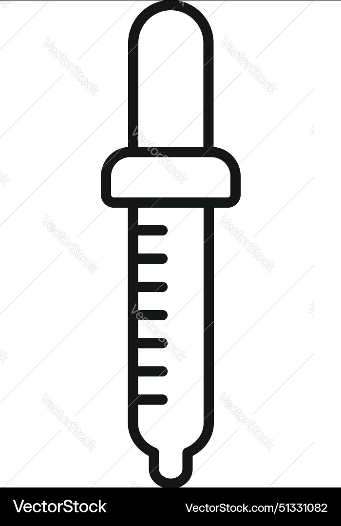 Black outline of a simple Royalty Free Vector Image