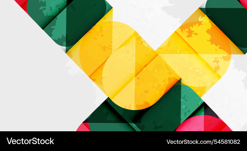 Grainy texture geometric abstract background Vector Image