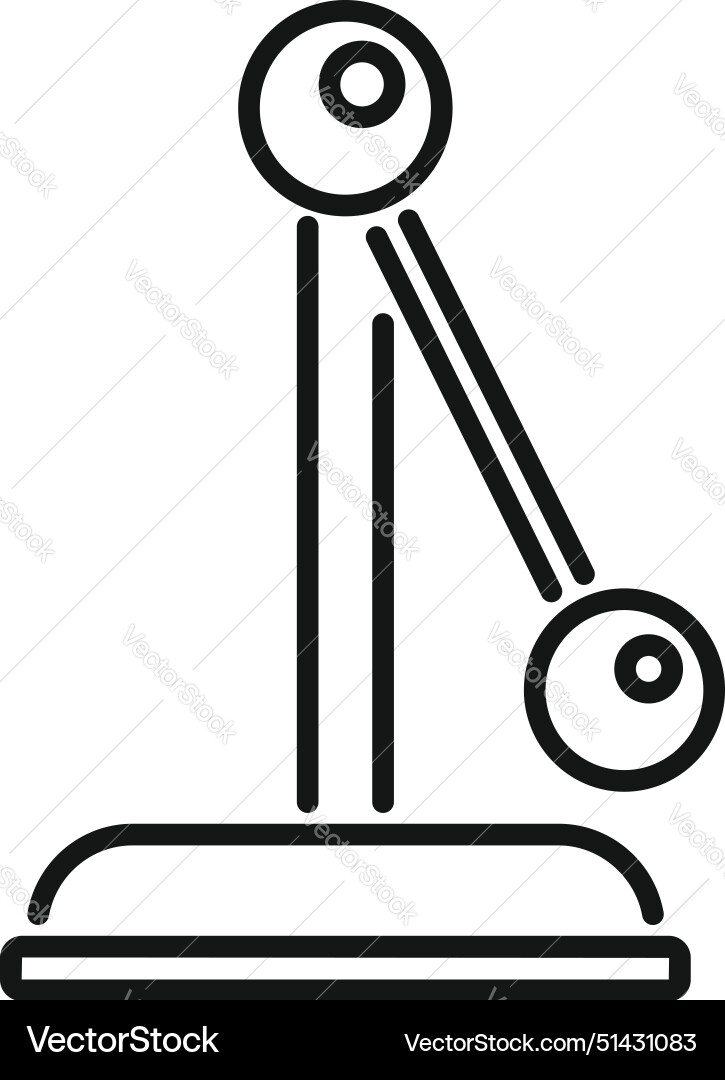 A desktop lamp Royalty Free Vector Image - VectorStock