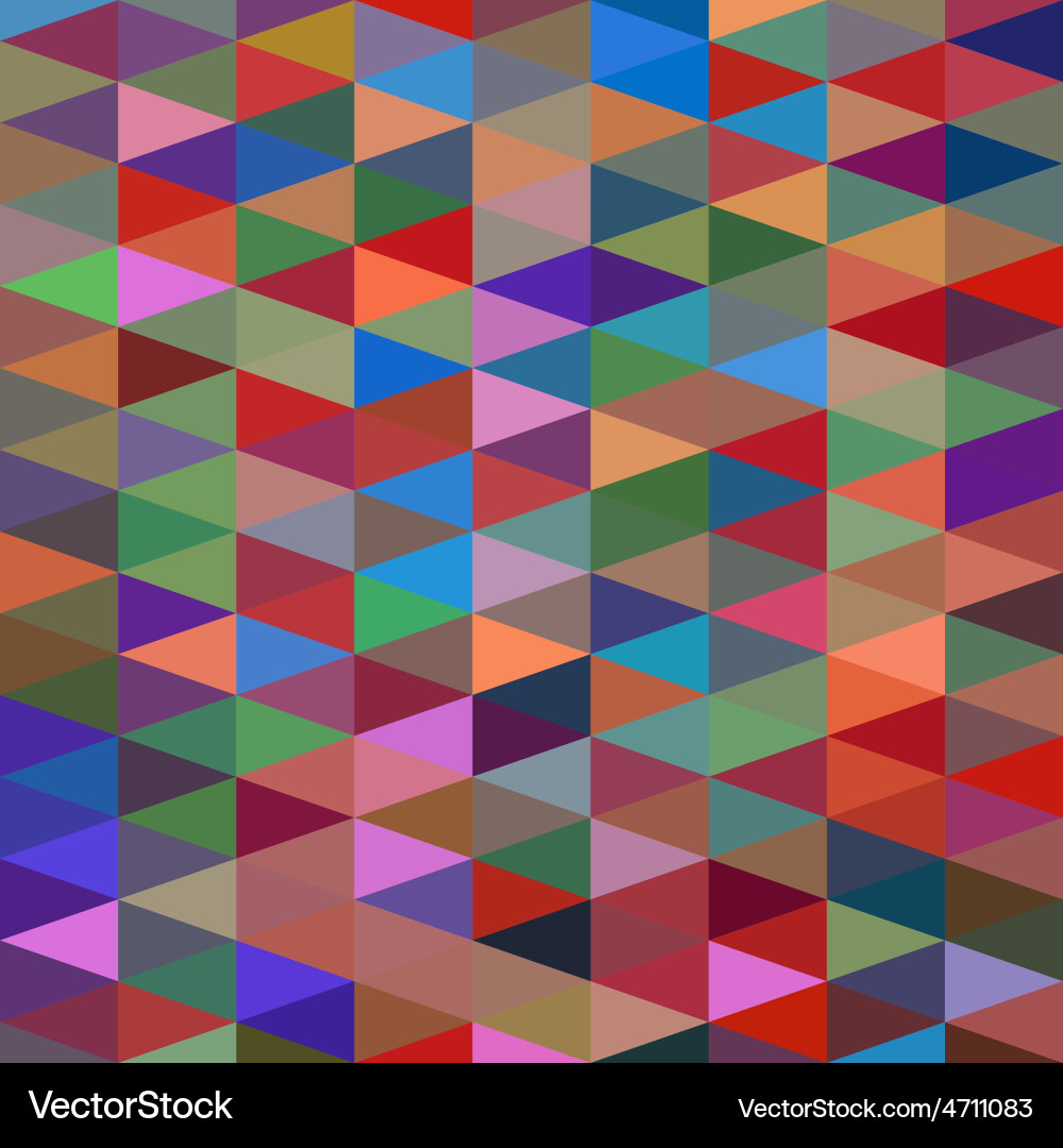 Colorful Geometric Triangle Pattern Royalty Free Vector