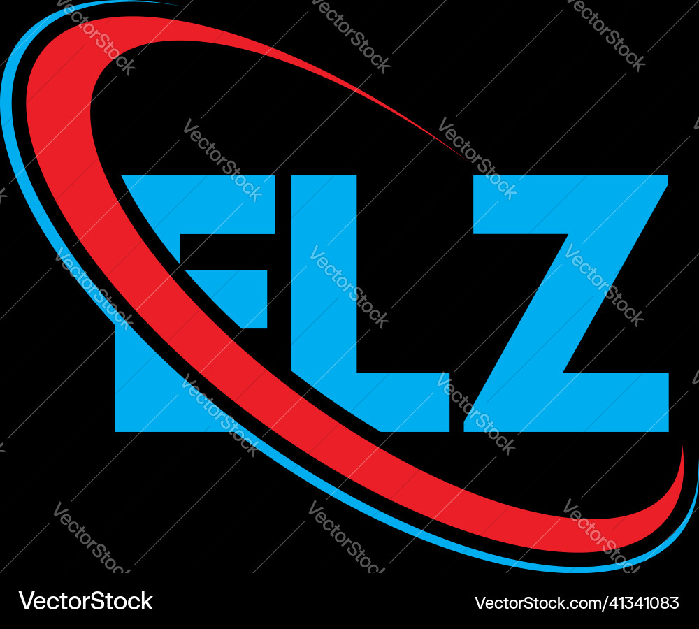 Elz logo letter design Royalty Free Vector Image
