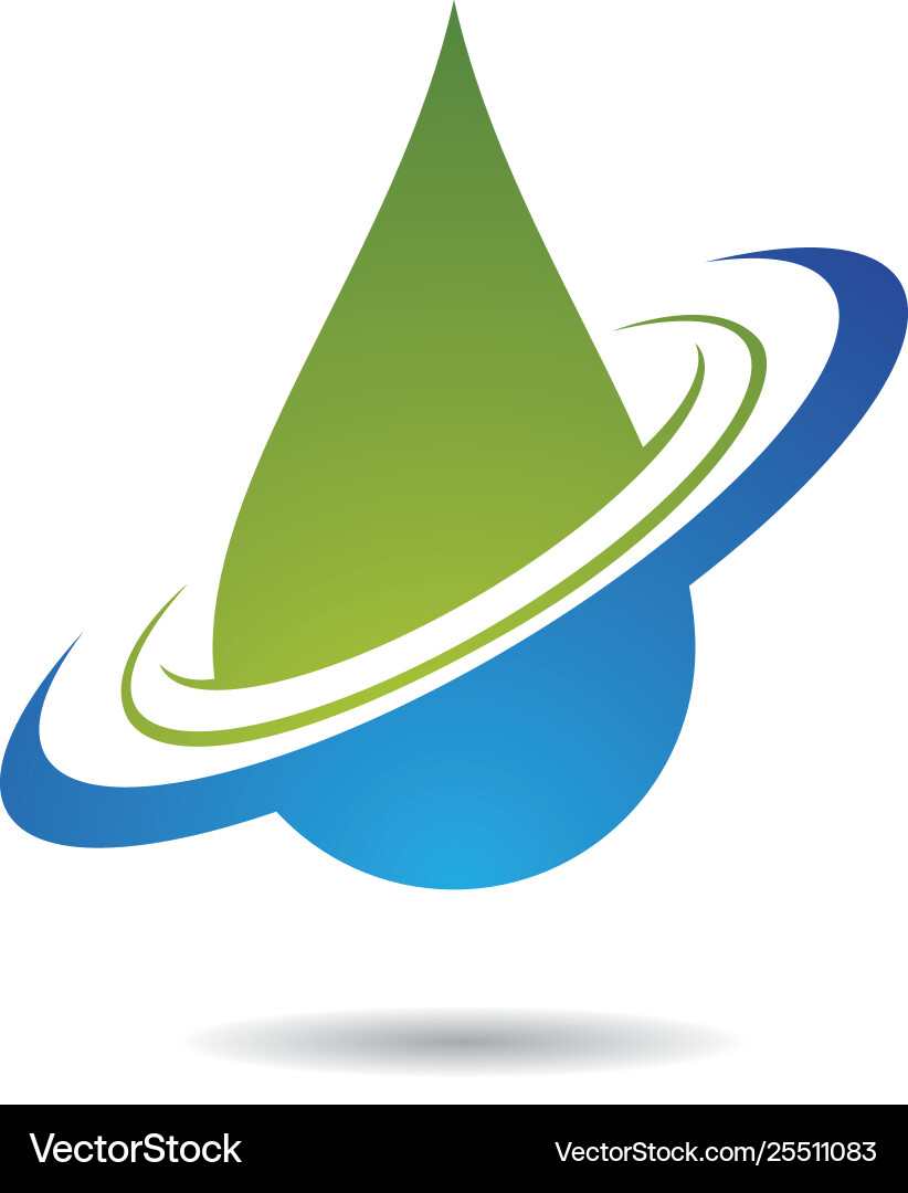 Wassertropfen Icon Lizenzfreies Vektorbild - VectorStock