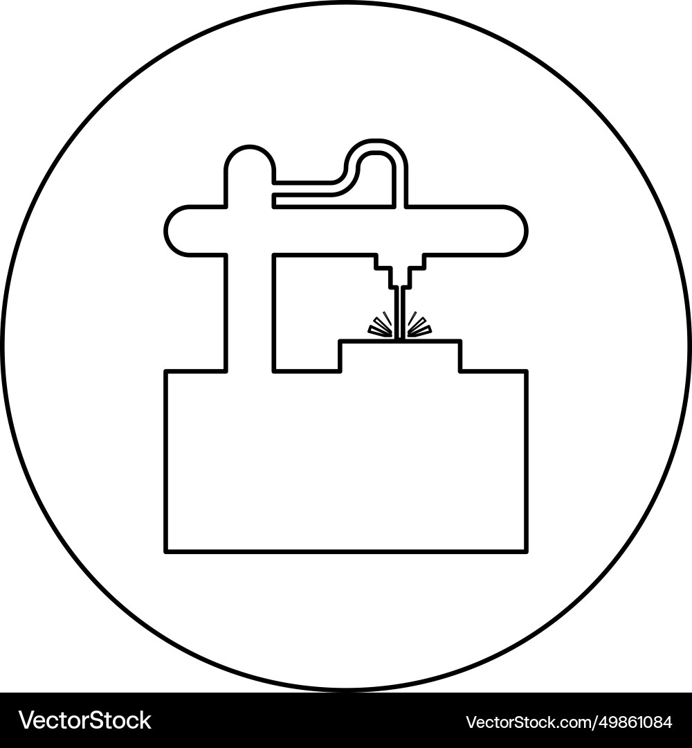 Laser cnc machine for engraving device equipment Vector Image Laser cnc machine for engraving device equipment Vector Image