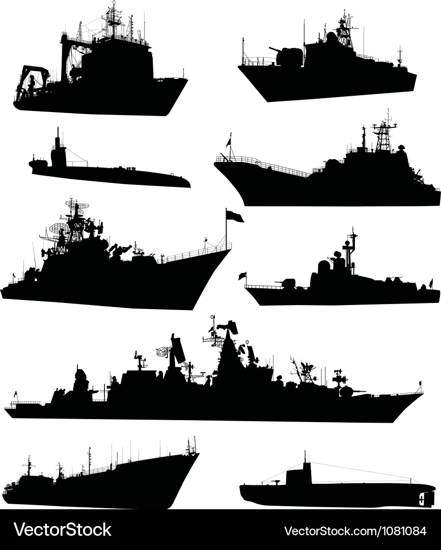 Navy Ship Destroyer Vector Images (over 550)