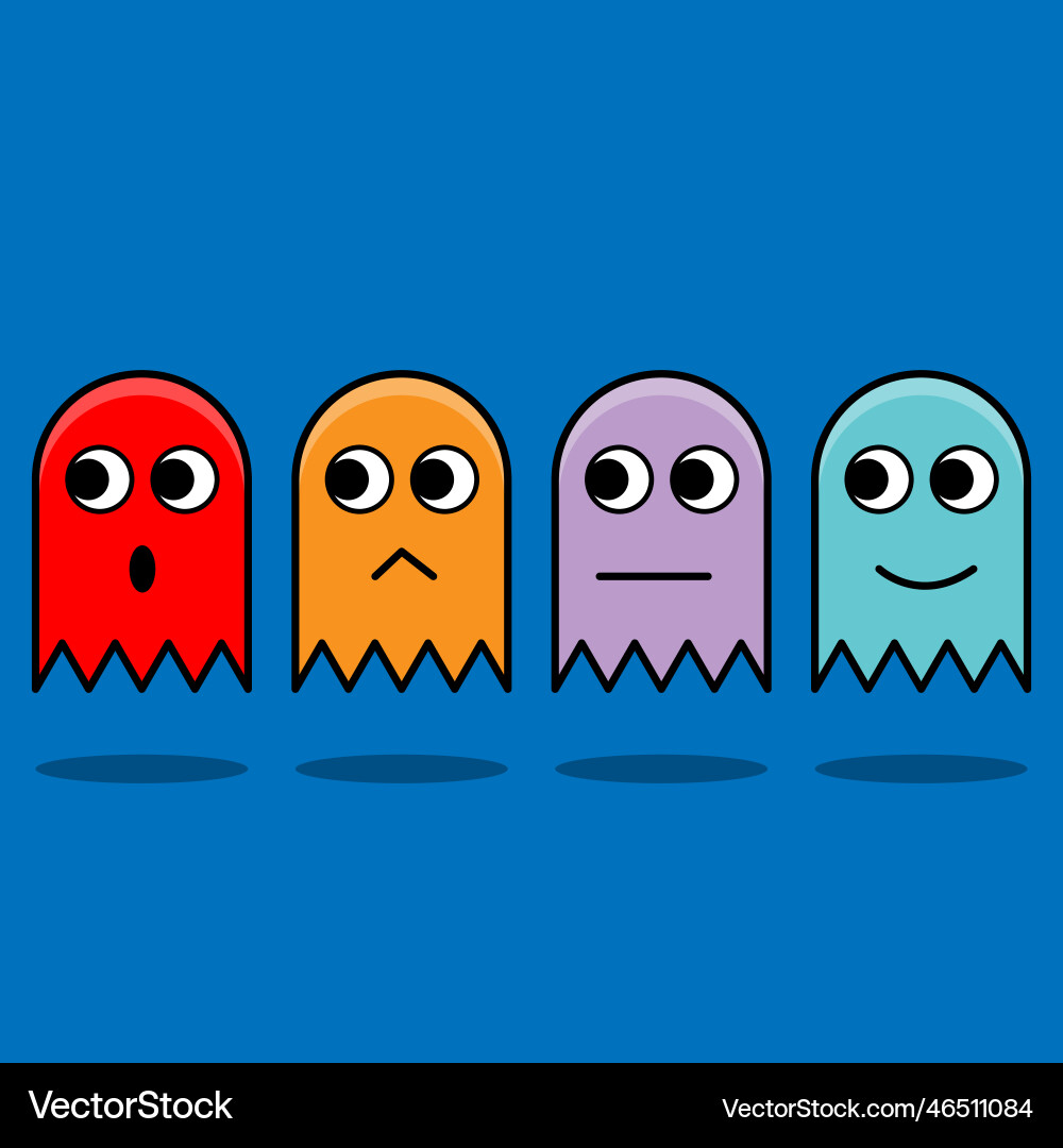 Pacman Ghost Vector Images (over 380)