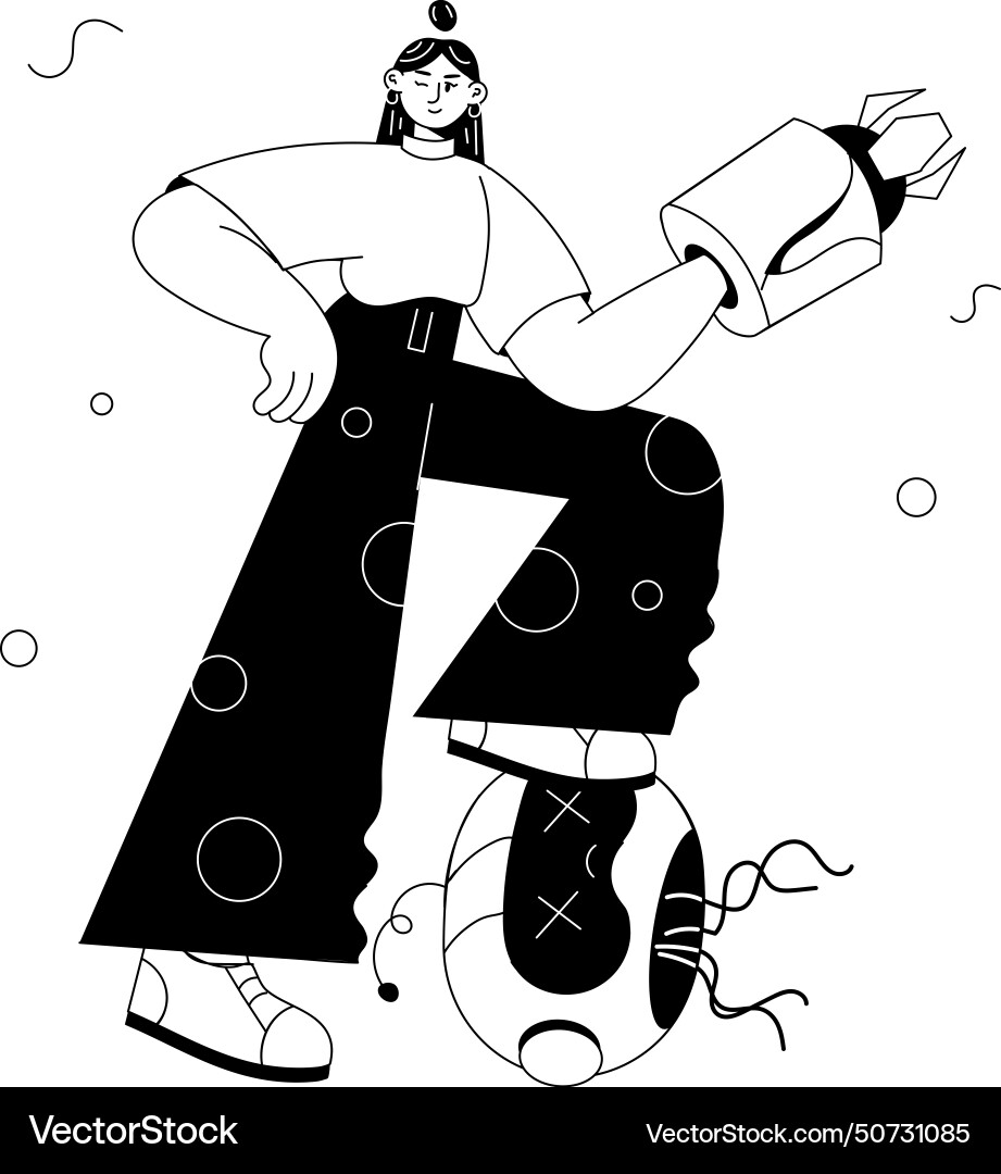 Bionic prosthesis Royalty Free Vector Image - VectorStock