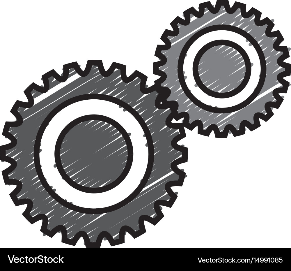 Cog wheel icon Royalty Free Vector Image - VectorStock
