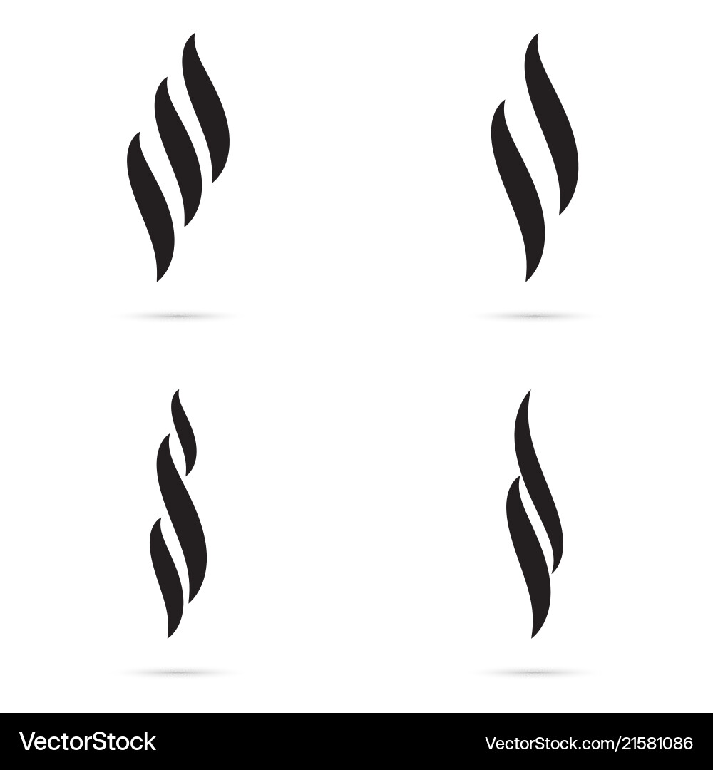 Aroma icon set Royalty Free Vector Image - VectorStock