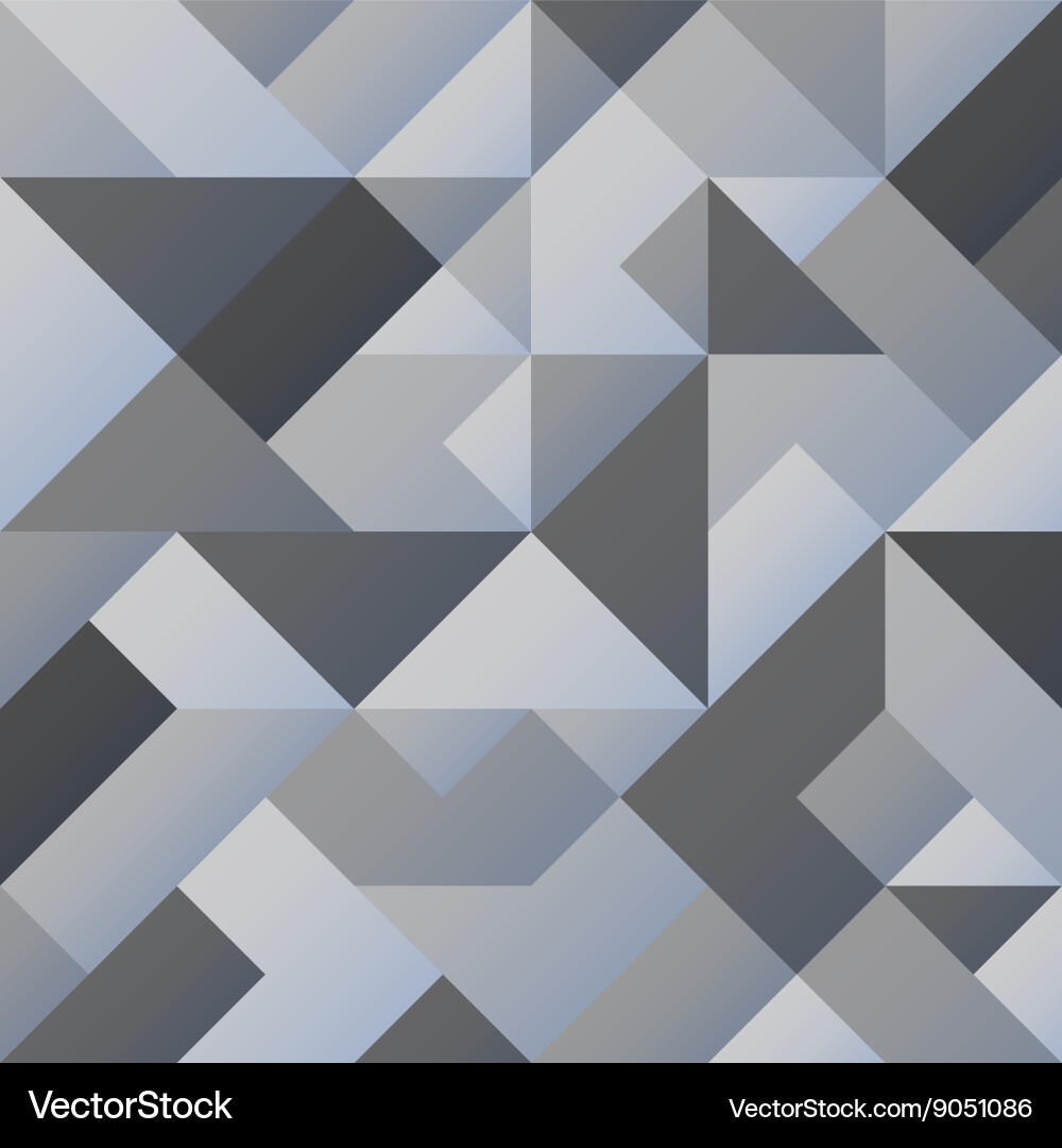 Grey geometric background Royalty Free Vector Image