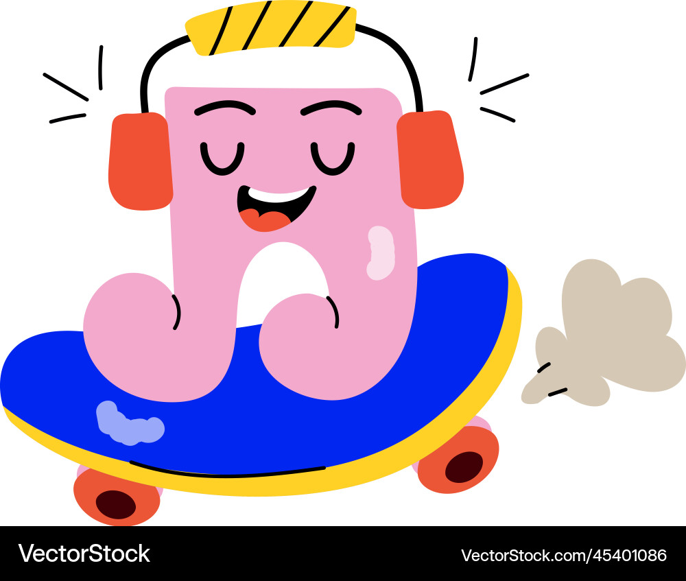 Listening music Royalty Free Vector Image - VectorStock