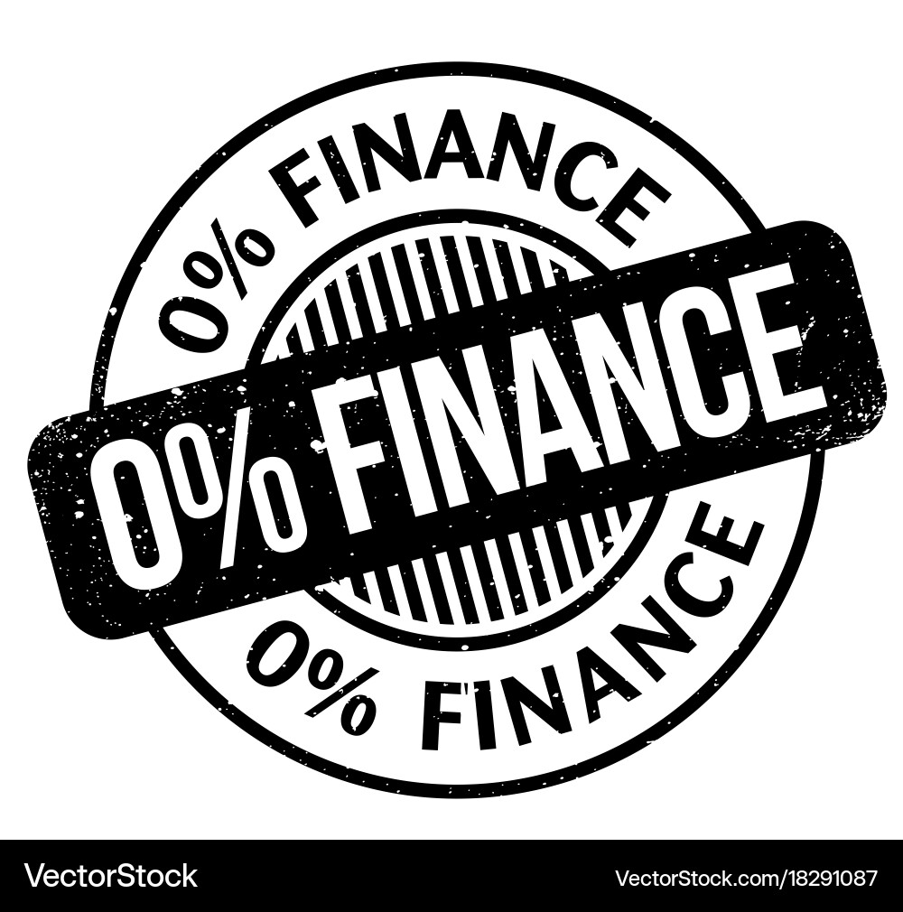 0 finance rubber stamp Royalty Free Vector Image