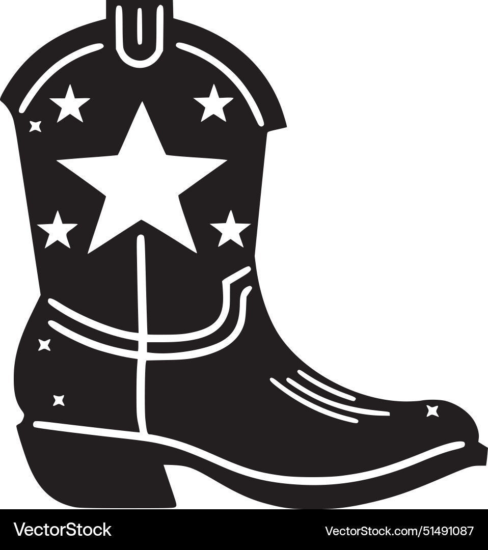 Cowgirl Boot Silhouette