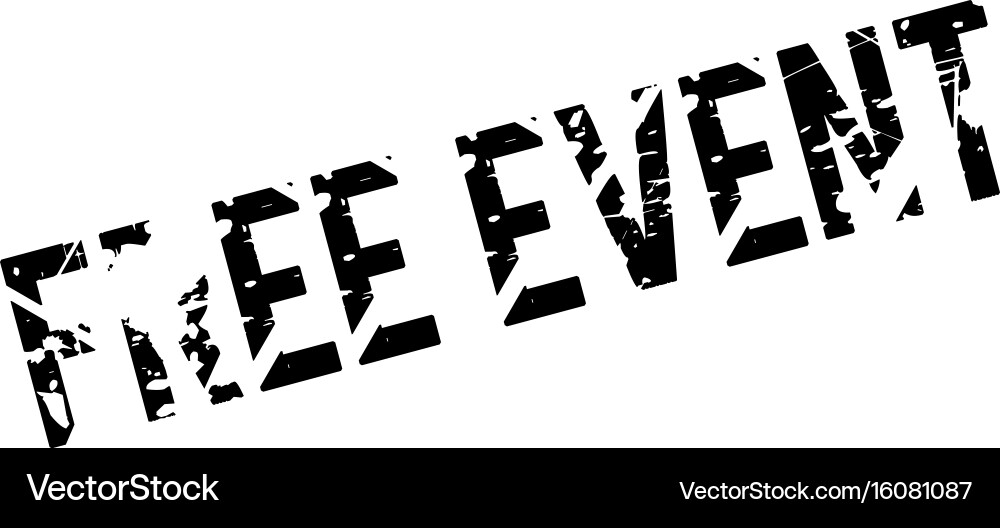 Free event rubber stamp Royalty Free Vector Image