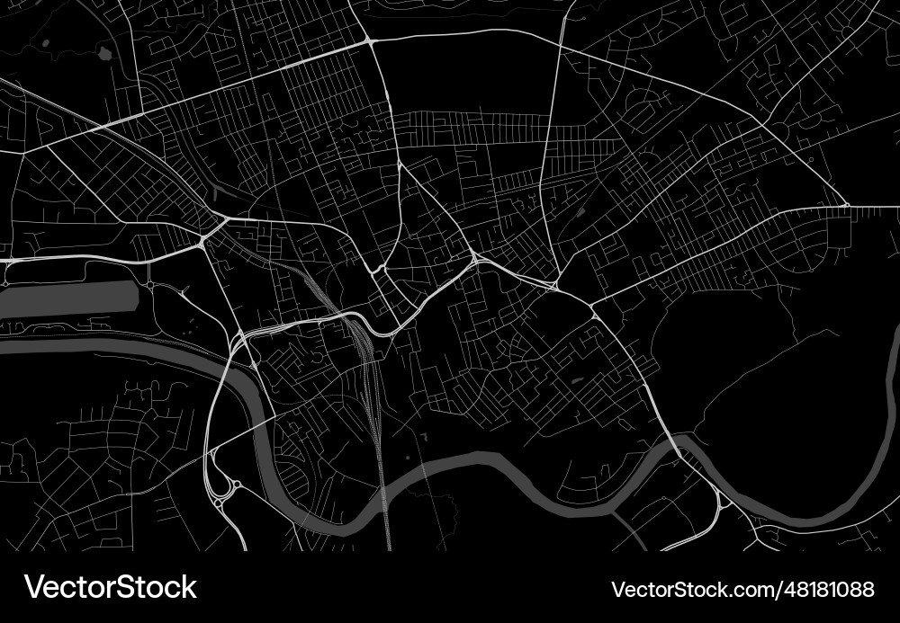 Preston background map Royalty Free Vector Image