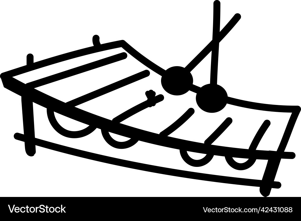 Vibraphone Royalty Free Vector Image - VectorStock