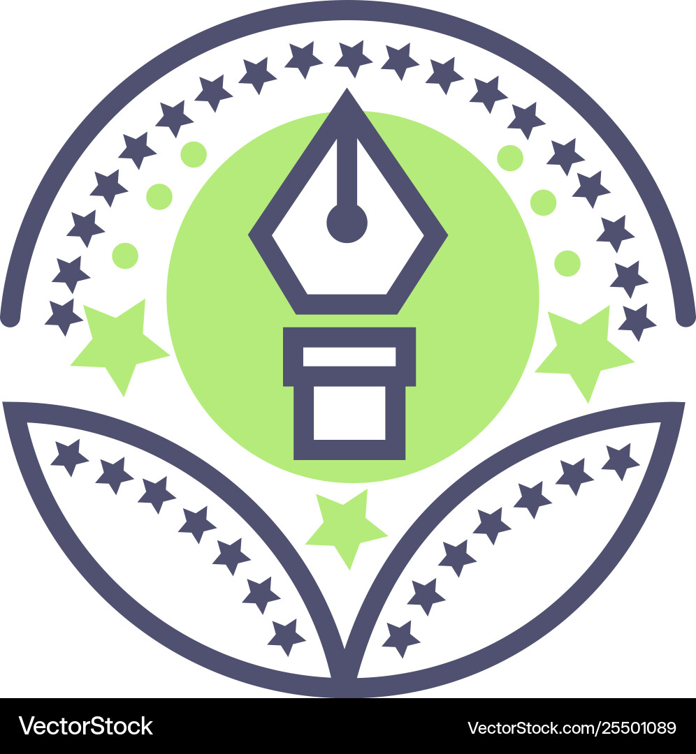 Education learning award icon- sign Royalty Free Vector