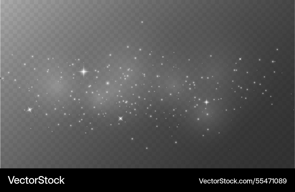 Shimmering dust bokeh lights Royalty Free Vector Image