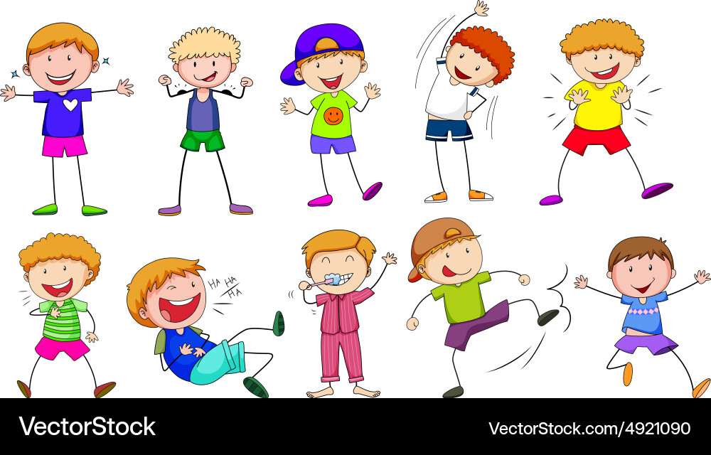 Children Royalty Free Vector Image - VectorStock