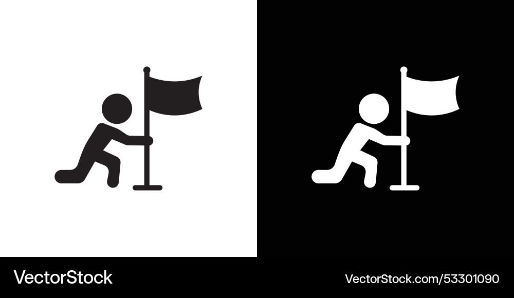 Surrender capitulate give up icon thin line flat Vector Image