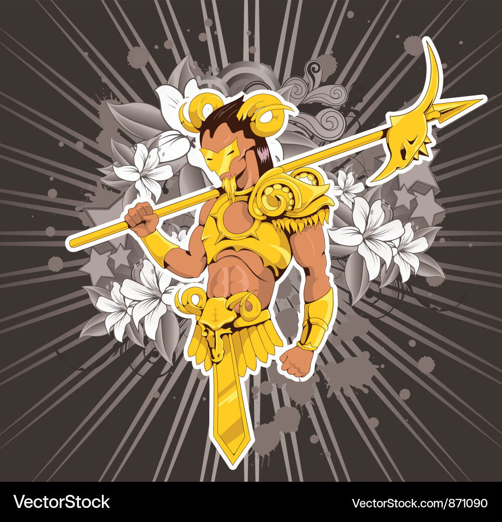 Warrior Royalty Free Vector Image - VectorStock