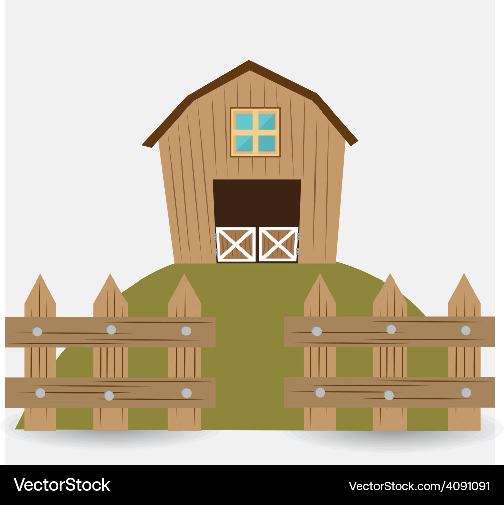 Farm design Royalty Free Vector Image - VectorStock