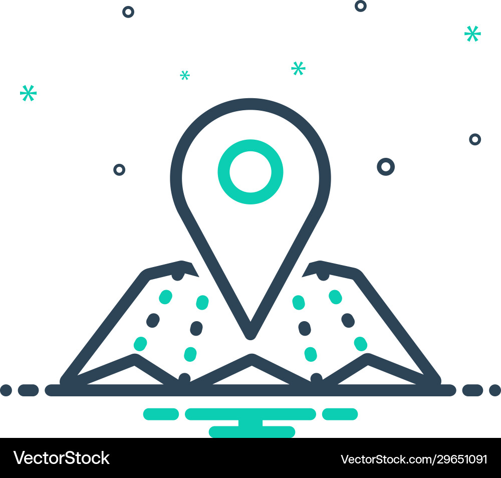 Map location Royalty Free Vector Image - VectorStock