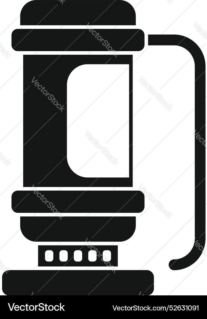 Modern water purifier with filter cartridge Vector Image