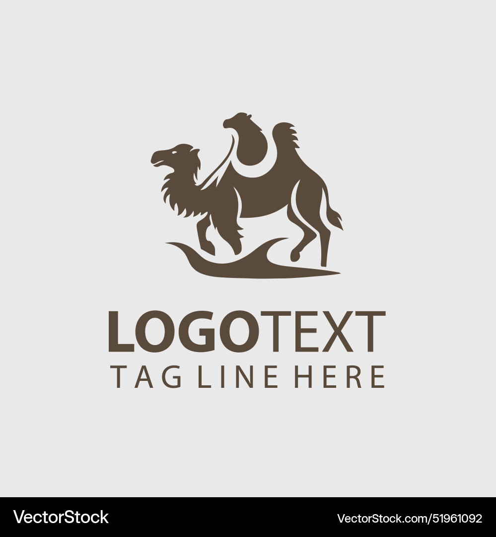 Camel logo Royalty Free Vector Image - VectorStock