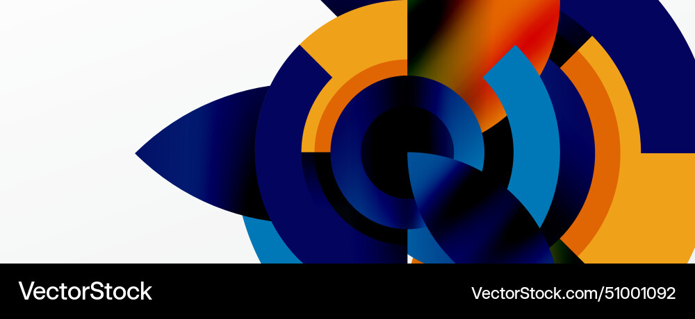 Electric blue circle symbol in white background Vector Image