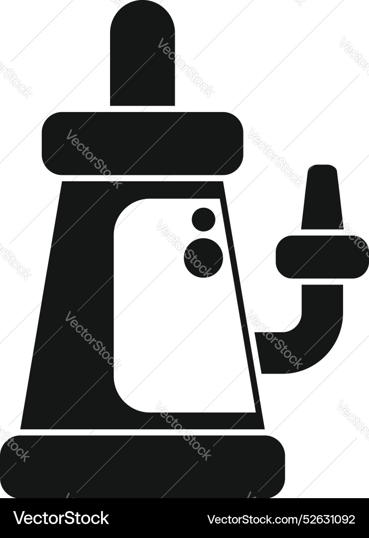 Modern vaporizer being used for vaping cannabis Vector Image