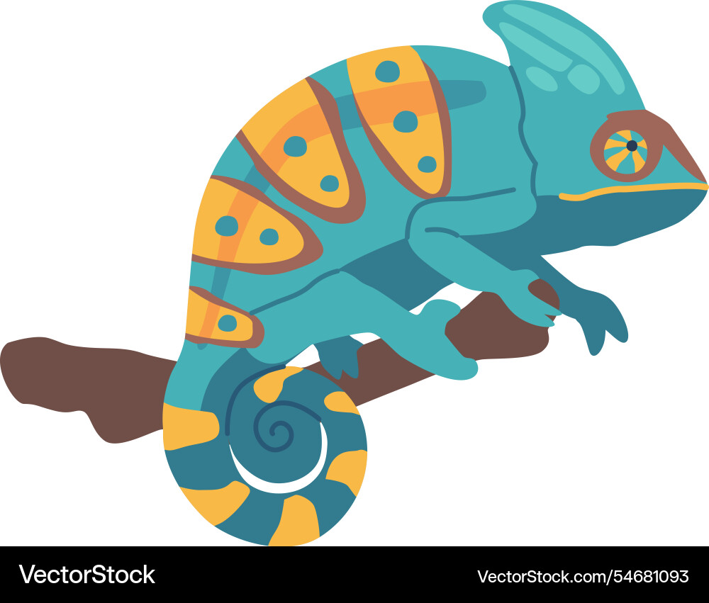 Gecko tropical reptilian Royalty Free Vector Image