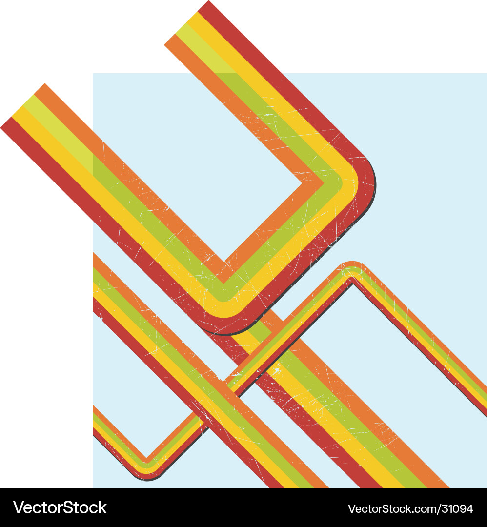 Retro Rainbow Stripes Background Royalty Free Vector Image