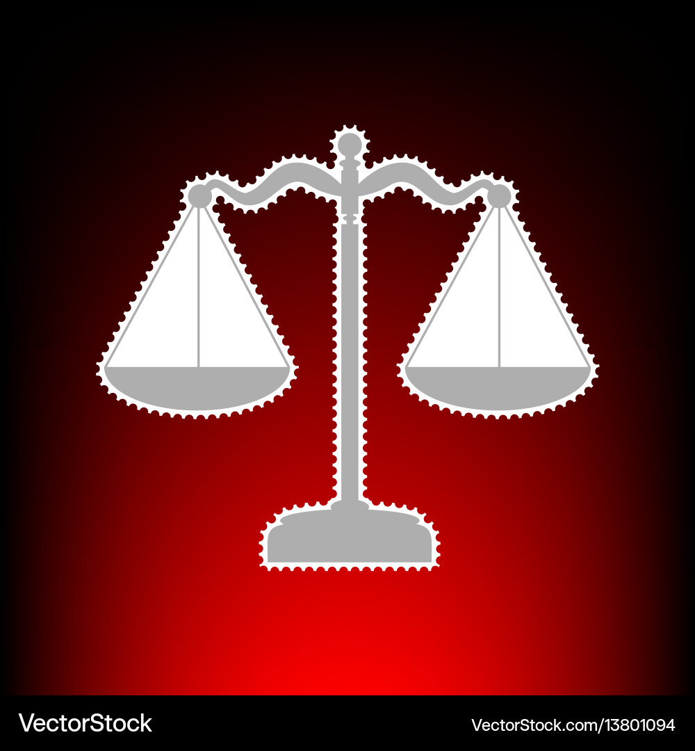 Scales balance Royalty Free Vector Image - VectorStock