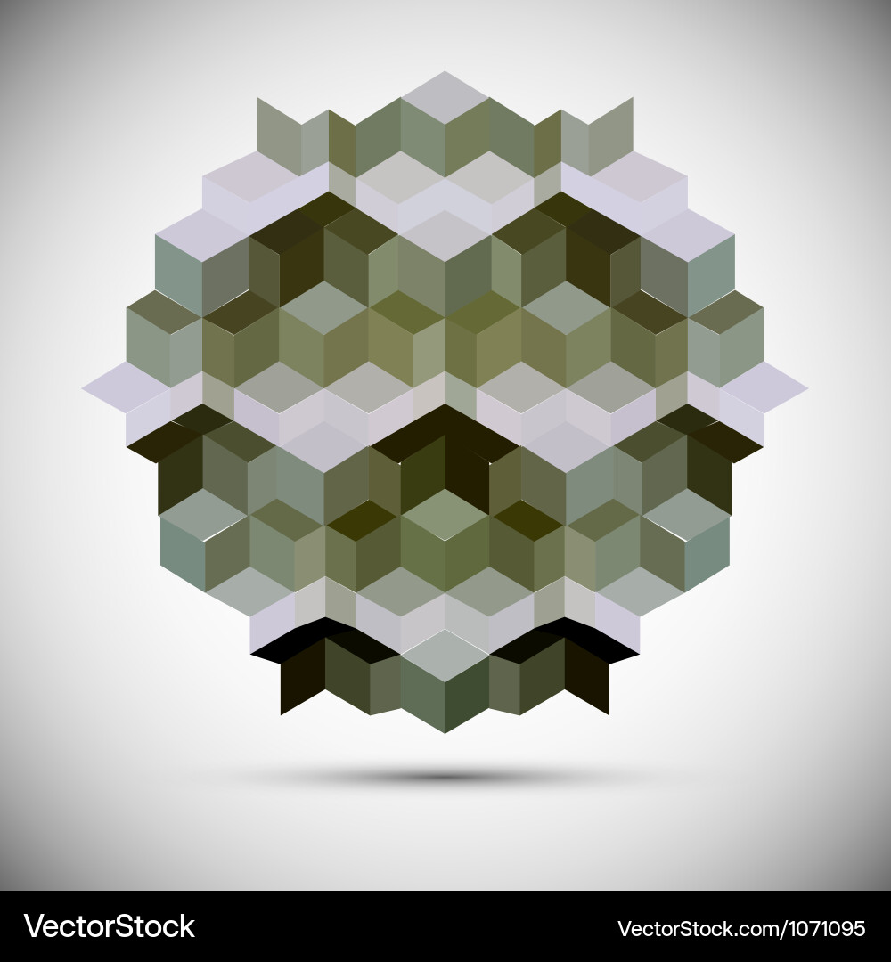 Hexagon kaleidoscope optical Royalty Free Vector Image