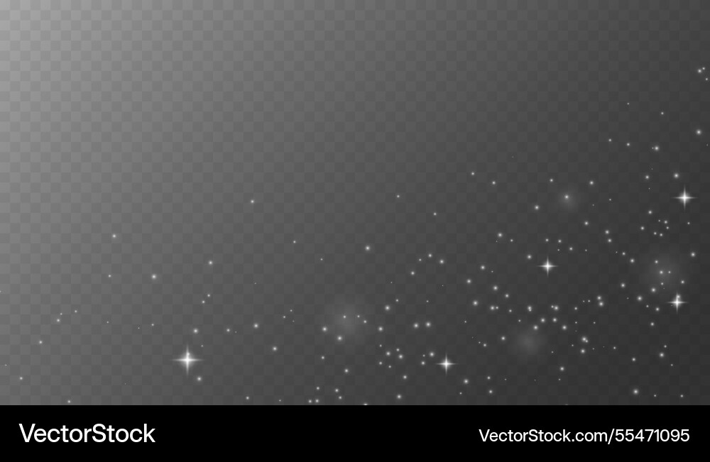 Shimmering dust bokeh lights Royalty Free Vector Image